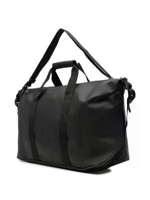 Rains Logo-embossed Weekend Bag - Black