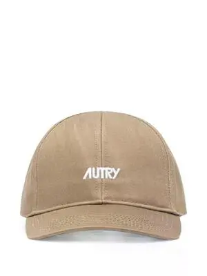 AUTRY Embroidered-logo Baseball Cap - Neutrals