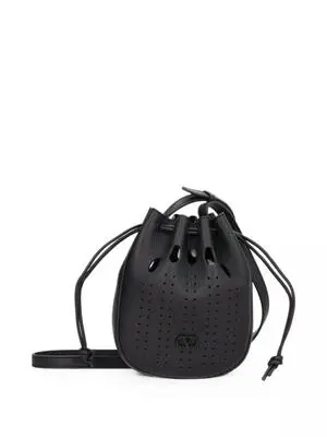 Valentino Garavani Perforated-leather Shoulder Bag