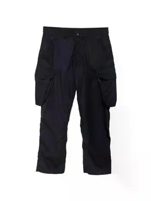 Comme Des Garçons Pinstriped Cargo Pants - Blue