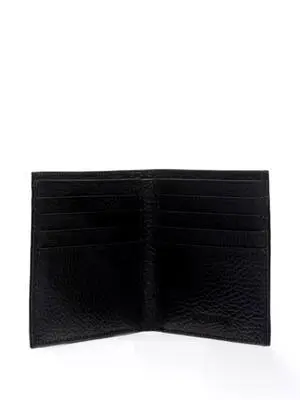 Emporio Armani Logo-embossed Grained Leather Wallet