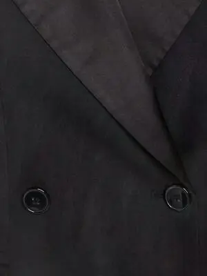 Maje Double-breasted Gabardine Blazer