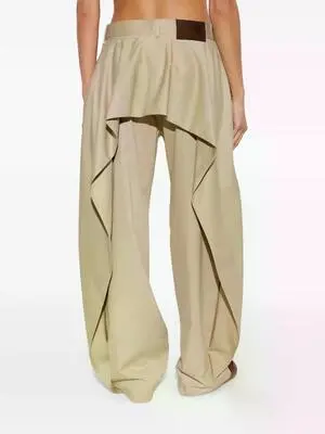 Loewe Draped Wide-leg Trousers