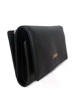 Liu Jo Logo-plaque Trifold Wallet - Black