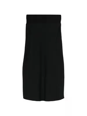 AGNES B. Elasticated-waist Flared Skirt - Black