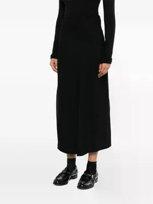 AGNES B. Elasticated-waist Flared Skirt