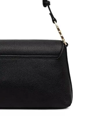 Moschino Logo-plaque Pebbled Tote Bag