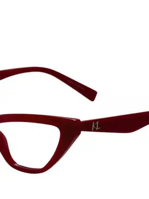 Karl Lagerfeld Cat Eye Frame Glasses - Red