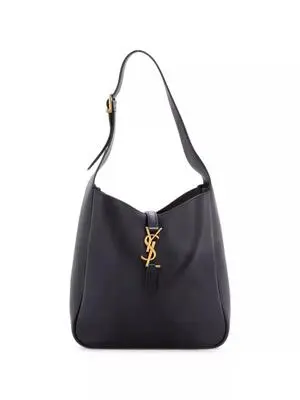Saint Laurent Le 5 A 7 Supple Leather Small Hobo Bag