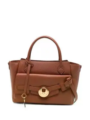 Moschino Logo-plaque Tote Bag - Brown