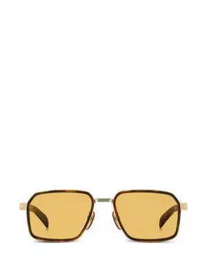 DB EYEWEAR BY DAVID BECKHAM Geometric-frame Sunglasses - Brown