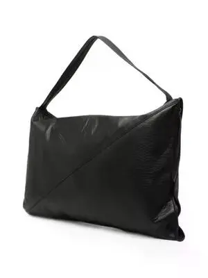 Isabel Benenato Oversized Panelled Leather Shoulder Bag