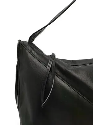 Isabel Benenato Oversized Panelled Leather Shoulder Bag