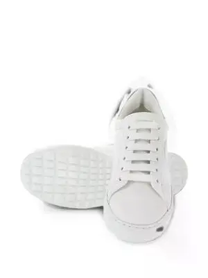 FERRAGAMO Gancini-print Leather Sneakers