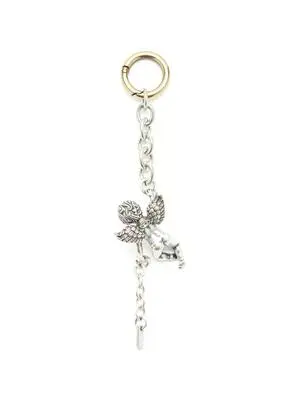 DIESEL® Cherub Oval D Charm With Contrast Clasp