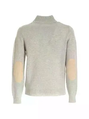 Barbour Button-up Elbow-patch Sweater