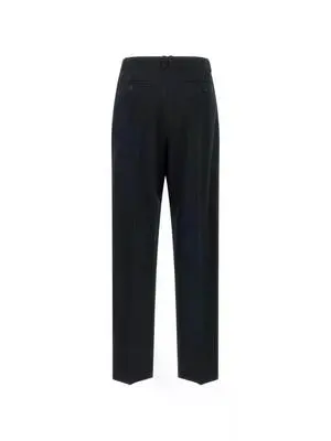 THE ROW Mune Pleated Wool Trousers