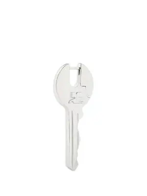 COURREGES Logo-engraved Key Earring