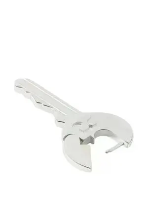 COURREGES Logo-engraved Key Earring