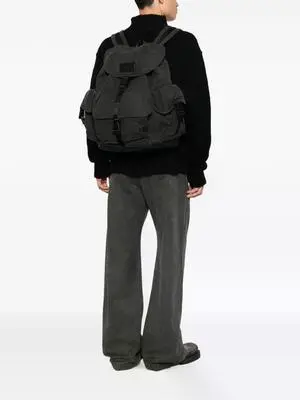 JUUN.J Multi-pocket Buckle-fastening Backpack