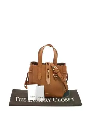 Furla Net Mini Leather Tote Bag