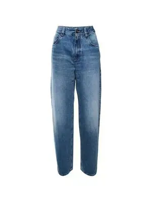 Brunello Cucinelli Loose Fit Faded Effect Jeans