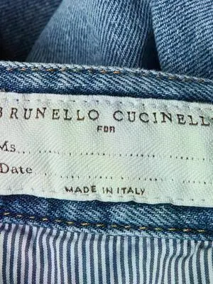 Brunello Cucinelli Loose Fit Faded Effect Jeans