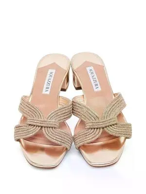 AQUAZZURA Muse Crystal-embellished Sandals