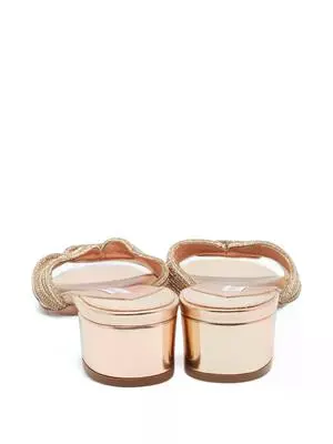 AQUAZZURA Muse Crystal-embellished Sandals