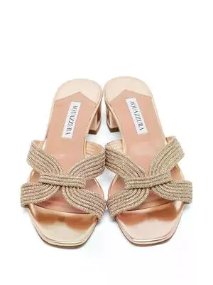 AQUAZZURA Muse Crystal-embellished Sandals