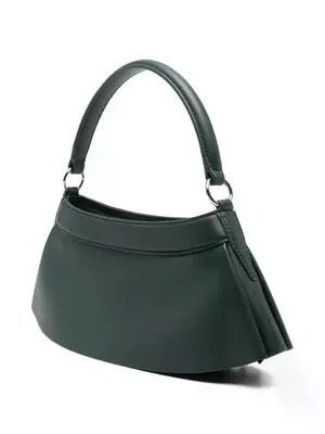Lacoste Pleated Logo-embossed Tote Bag - Green
