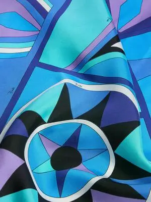 Emilio Pucci Bongo-print Silk Carre