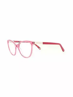 Moschino Floral-print Cat-eye Glasses