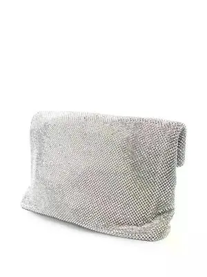 TWENTY FOURHAITCH Dunham Crystal-embellished Foldover Clutch Bag
