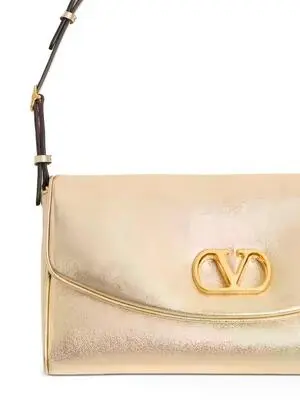 Valentino Garavani Vlogo Signature Leather Shoulder Bag