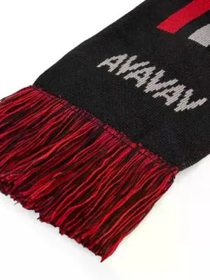 Adidas X Avavav Logo-intarsia Fringed Scarf