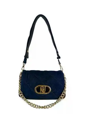 Liu Jo Leopard-print Quilted Crossbody Bag - Blue