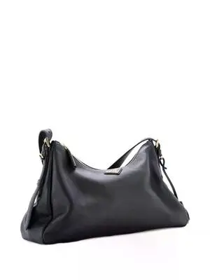 Prada Aimee Leather Medium Hobo Bag - Black