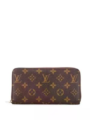 LOUIS VUITTON Zippy Wallet Monogram Canvas Small Wallets - Brown