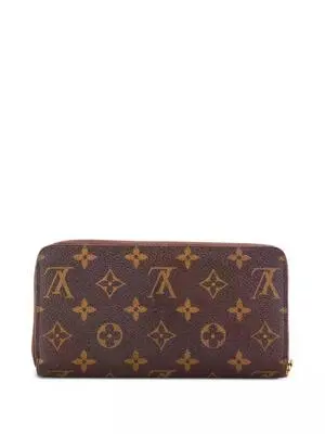 LOUIS VUITTON Zippy Wallet Monogram Canvas Small Wallets - Brown