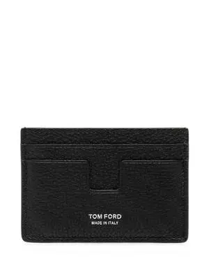 TOM FORD Logo-print Grained-leather Cardholder