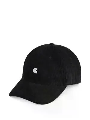 Carhartt Work In Progress Harlem Logo-embroidered Corduroy Baseball Cap - Black