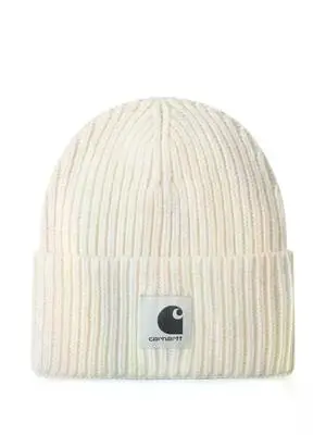 Carhartt Work In Progress Mira Ribbed-knit Logo-patch Beanie Hat