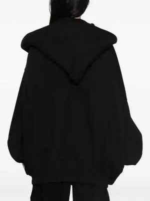 Rick Owens Mountain Hun Asymmetric Zip-up Hoodie