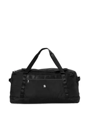 Carhartt Work In Progress Large Duffle Bag With Logo Patch - Black