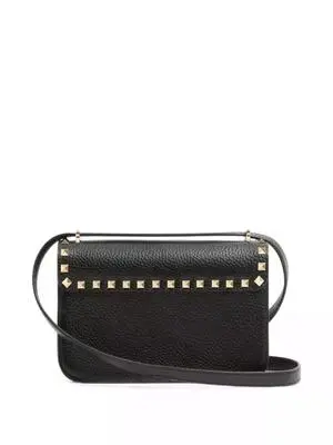 Valentino Garavani Rockstud Small Shoulder Bag In Grainy Calfskin