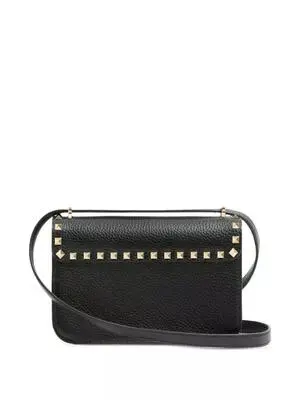 Valentino Garavani Rockstud Small Shoulder Bag In Grainy Calfskin