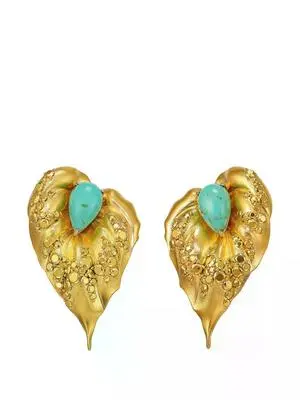 ANABELA CHAN Poison Ivy Turquoise Earrings