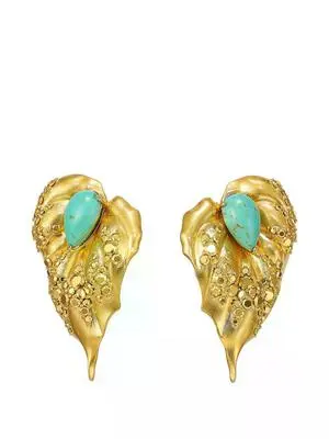 ANABELA CHAN Poison Ivy Turquoise Earrings