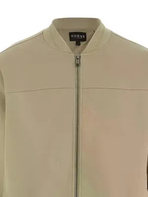 Guess Giovanni Textured Bomber Jacket - Neutrals